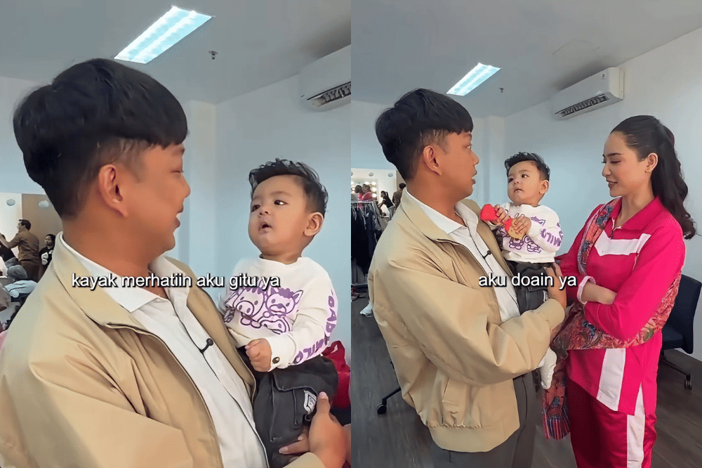 7 Foto Andrew Anak Erika Carlina Perdana Syuting Film | Popmama.com