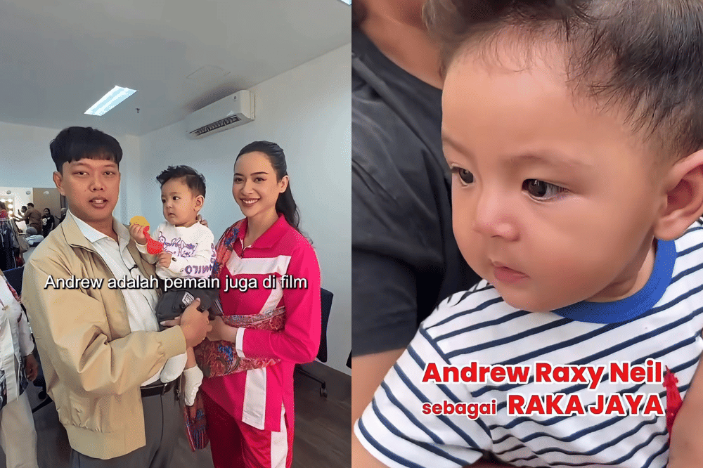 7 Foto Andrew Anak Erika Carlina Perdana Syuting Film | Popmama.com