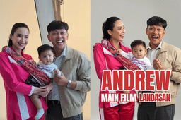 7 Foto Andrew Anak Erika Carlina Perdana Syuting Film | Popmama.com