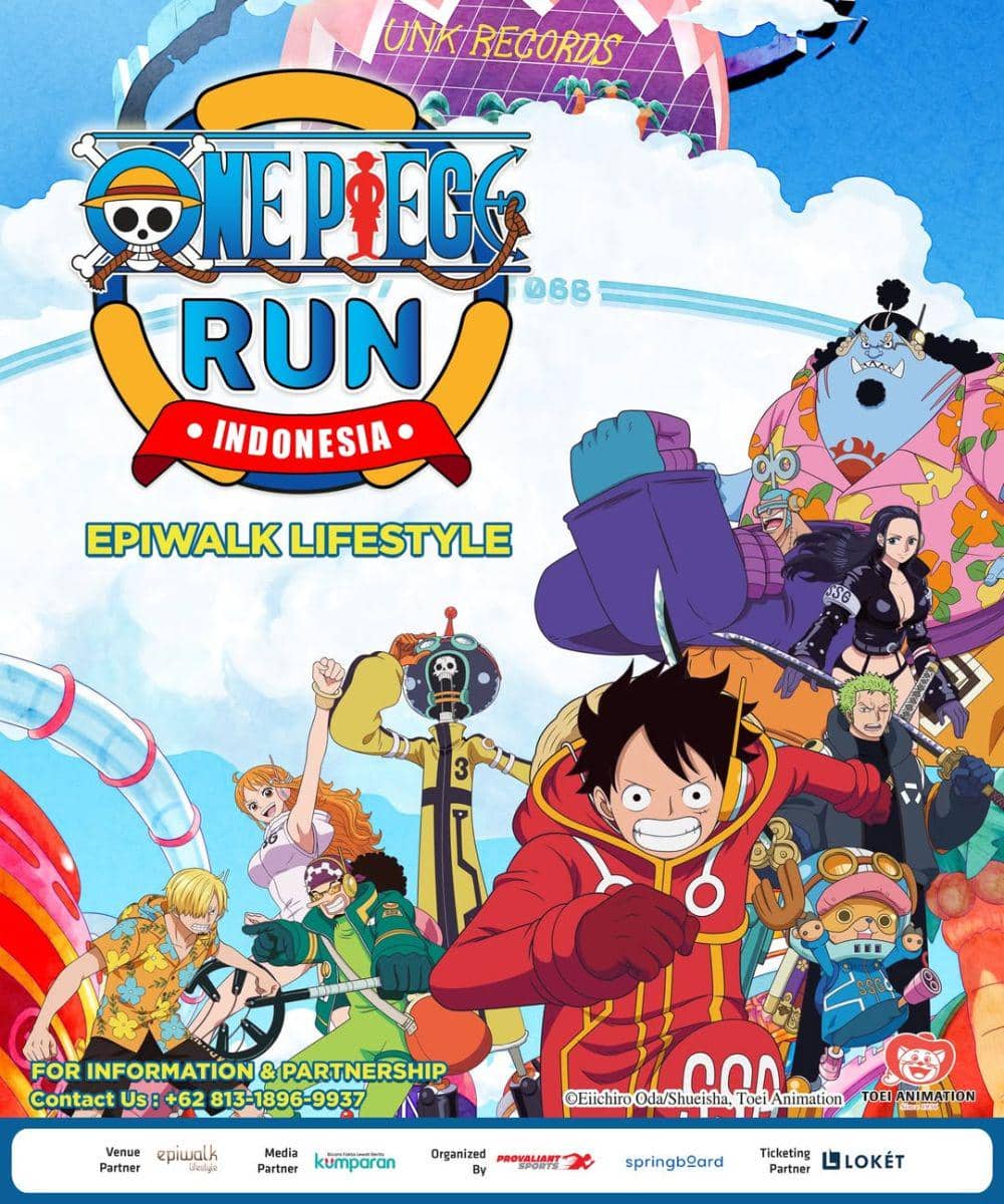 Nakama Siap-Siap, One Piece Run akan Diadakan 7 Juni 2026 Ini ...